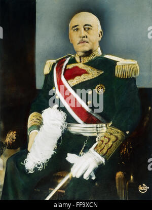 FRANCISCO FRANCO (1892-1975). /nSpanish soldier and dictator. With his ...