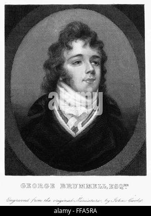 GEORGE BRYAN (BEAU) BRUMMELL English dandy and friend of the Prince of ...