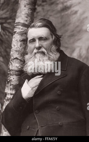 Photograph of John Ruskin (1819 - 1900) a reknowned art critic of the ...