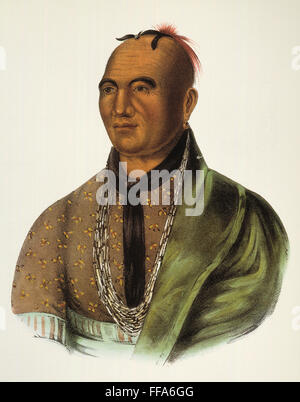 JOSEPH BRANT (1742-1807). /nNative American name: Thayendanegea. Mohawk ...