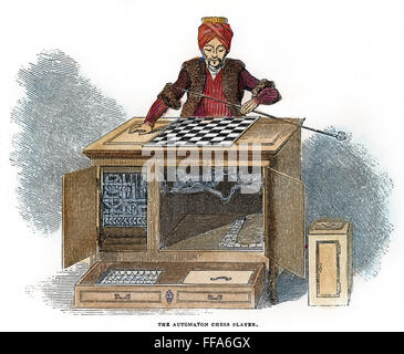 Kempelen's Automaton Chess Player Stock Photo - Alamy