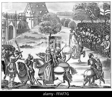 WAT TYLER (d.1381). /nEnglish leader of Peasants' Revolt of 1381. The ...