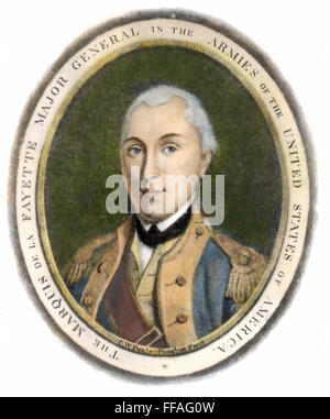 MARQUIS de LAFAYETTE /n(1757-1834). French soldier and statesman ...