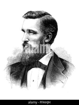 ELISHA GRAY (1835-1901). /nAmerican inventor. Steel engraving, 19th ...