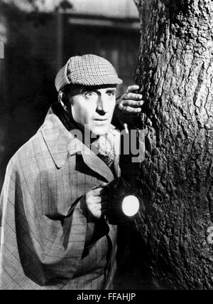 BASIL RATHBONE English film actor 1892 to 1967 most famous for his ...