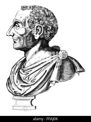 LIVY (59 B.C.-17 A.D.). /nTitus Livius. Roman historian. Copper ...