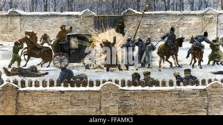 ALEXANDER II (1818-1881). /nThe assassination of Czar Alexander II of ...