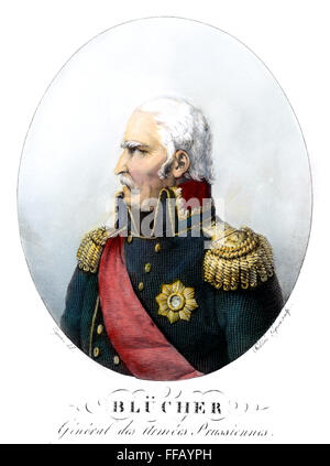 Gebhard Leberecht von Blucher(1742-1819), Prince of Wahlstatt. Prussian ...