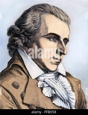 Portrait of Friedrich Schiller (1759-1805) German poet, philosopher ...