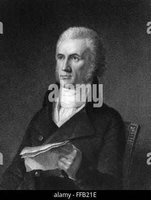 WILLIAM RICHARDSON DAVIE /n(1756-1820). American statesman. Etching ...