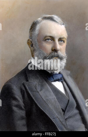 HENRY CLAY FRICK (1849-1919). /nAmerican industrialist. Steel engraving ...