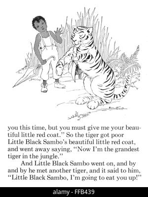 LITTLE BLACK SAMBO, 1899. /nIllustration by the Scottish writer Helen ...