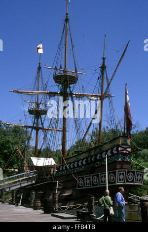 JAMESTOWN: SHIPS. /nReplica at Jamestown Settlement Museum of the ...