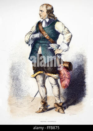 OLIVER CROMWELL (1599-1658). /nEnglish soldier and statesman. Cromwell ...