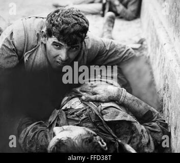 The dying soldier Stock Photo - Alamy