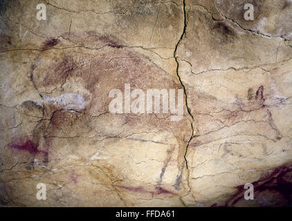 ALTAMIRA DEER PAINTING Stock Photo - Alamy