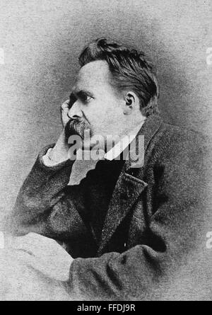 FRIEDRICH NIETZSCHE /n(1844-1900). German philosopher and poet. Pen ...