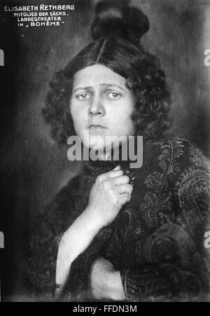 ELISABETH RETHBERG /n(1894-1976). German soprano opera singer ...