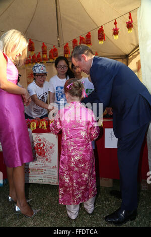 Leader of the Opposition Bill Shorten and his wife Chloe arrive to the ...