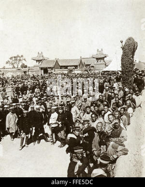 RUSSO-JAPANESE WAR, c1905. /nA Japanese field battery firing shells ...