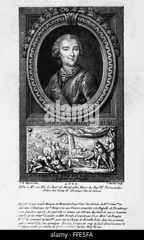 MARQUIS DE MONTCALM /n(1712-1759). Louis Joseph de Montcalm de Saint ...
