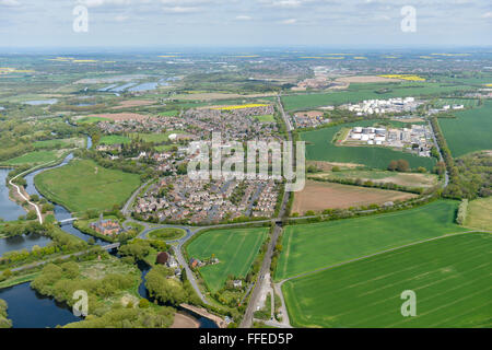 An aerial view of the Warwickshire village of Kingsbury and surrounding ...