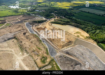 Landfill waste disposal site. UK Stock Photo - Alamy