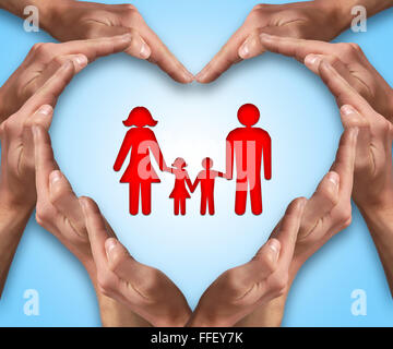 Concept or conceptual heart shape symbol made of forest tree branches ...