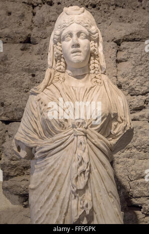 Priestess of Isis, Hellenistic sculpture in archaeology museum ...