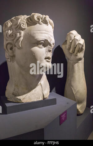 Emperor Domitian Statue in Ephesus Museum in Selcuk, Turkey Stock Photo ...