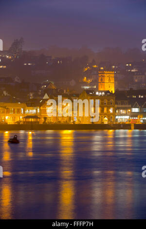 Dartmouth; Night; Devon; UK Stock Photo - Alamy