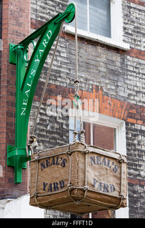 Neil's Yard, a courtyard with alternative shops and cafes, Covent ...