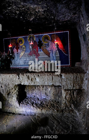 Ancient Roman cell inside the Greek Orthodox Partorium Church ( The ...