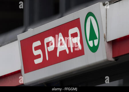Spar Convenience Store sign Stock Photo - Alamy