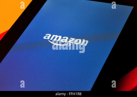 Amazon Fire tablet startup screen - USA Stock Photo - Alamy