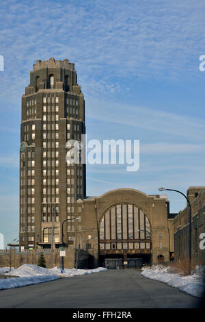 Buffalo Central Terminal train station Buffalo New York Stock Photo - Alamy