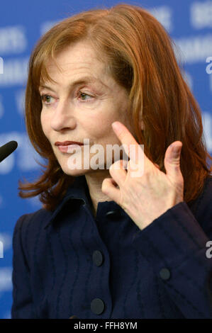 Isabelle Huppert during the 'L'avenir/Things to Come' press conference ...