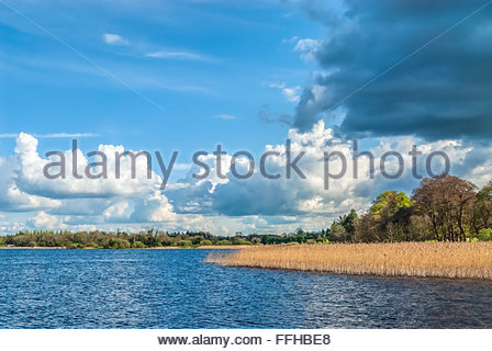 Lough Ree, County Westmeath, Ireland Eire Irish lake lakes loughs Stock ...
