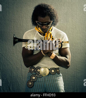 MILES AHEAD, Don Cheadle (as Miles Davis), 2015. ph: Brian Douglas ...