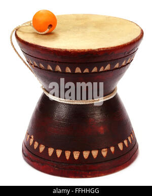 Bangladeshi musical instrument Ektara and Dugdugi over white Stock ...