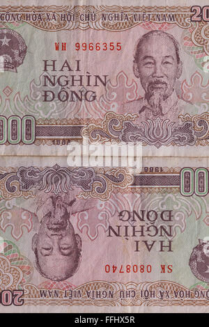 Detail of Vietnam dong banknotes Stock Photo - Alamy