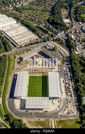 Aerial view, after the opening of the stadium Essen, construction ...