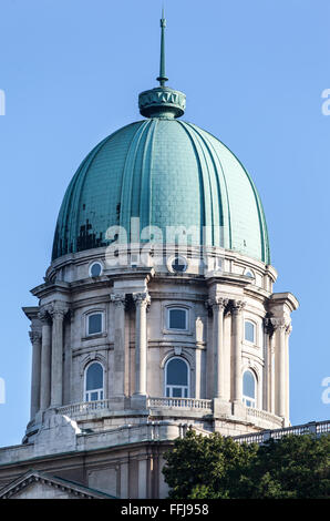 Large Green Dome at Buda Castle Historic Building Landmark Stock Photo ...