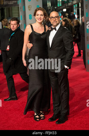 Felicity Blunt and Stanley Tucci arrive by carriage on day three of ...