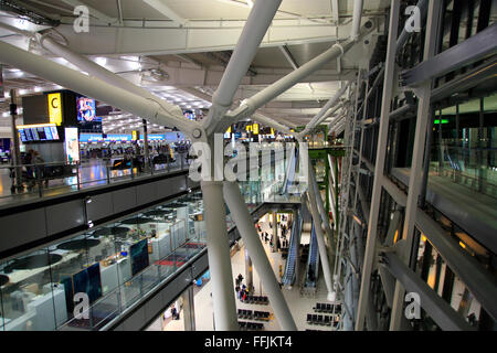terminal 5 heathrow architecture, metal building, steel building ...
