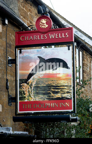 The Dolphin Pub Sign uk pub signs uk english pub signs uk Cut Out Stock ...
