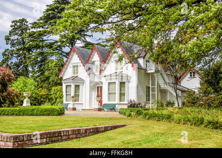 Broadgreen Historic House Nelson South Island New Zealand Stock Photo ...
