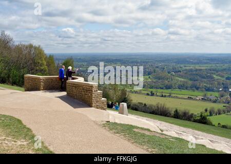 View point at Box Hill Surrey England UK Stock Photo - Alamy