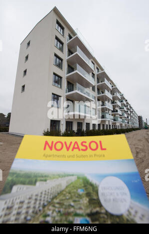 Prora building complex in the municipality of Binz on the island of ...