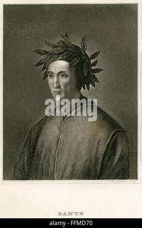 Dante Alighieri, Italian poet Stock Photo - Alamy